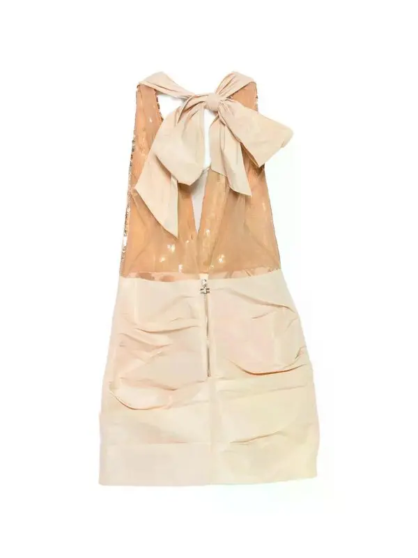 Elisabetta Franchi Sequin-embellished Ruched Mini Dress