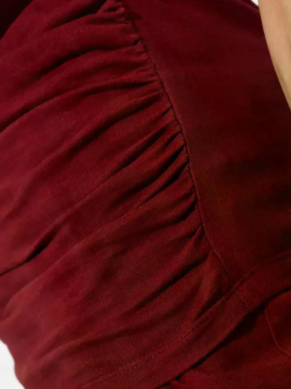Isabel Marant Étoile Maelie Ruffled T-shirt - Red