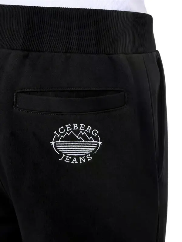 Iceberg Logo-embroidered Drawstring Track Pants