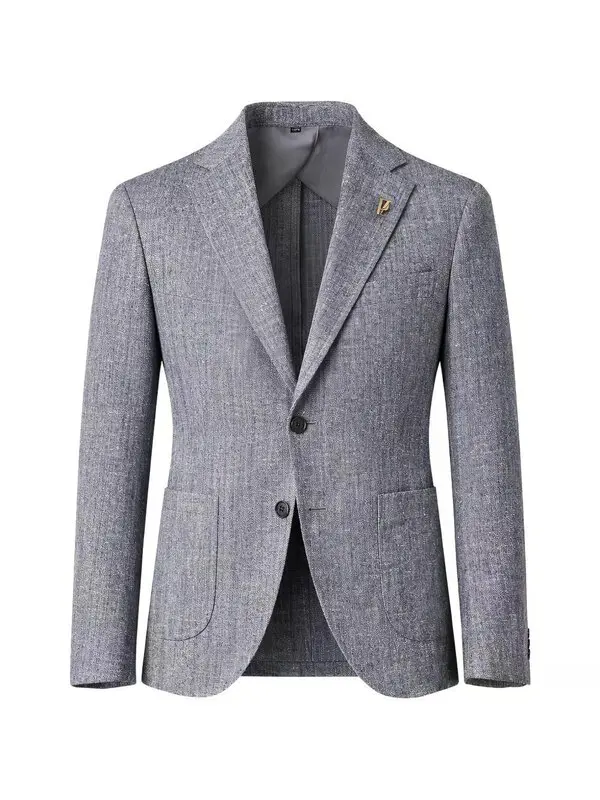 Pal Zileri Textured Single-breasted Blazer