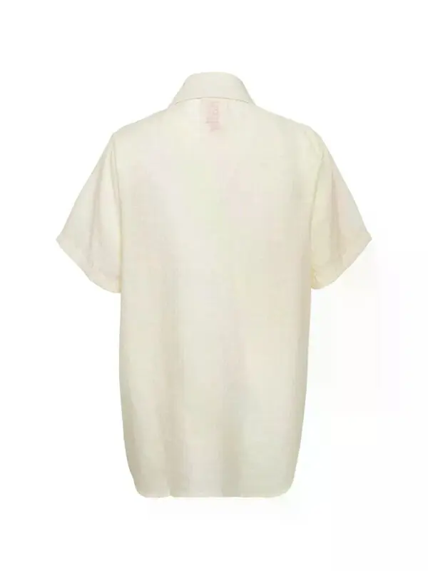 Rally Movement Logo-embroidered Crinkled Shirt