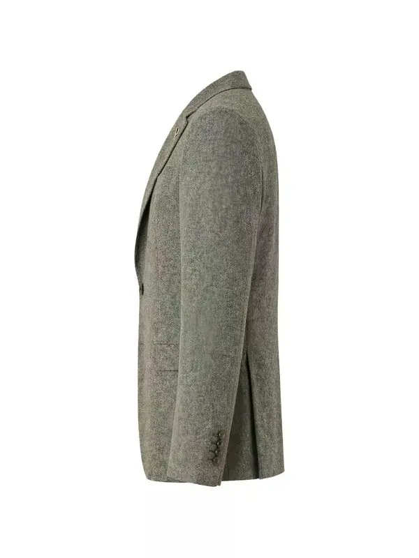 Pal Zileri Herringbone-pattern Single-breasted Blazer