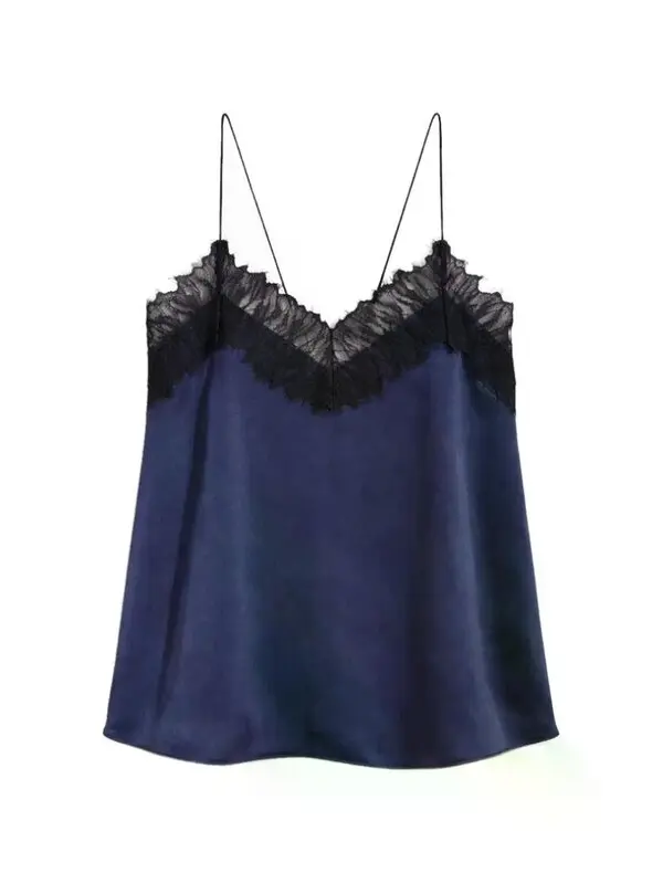 IRO PARIS Lace-trim V-neck Camisole