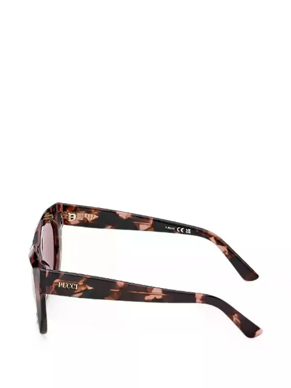 Emilio Pucci Tortoiseshell-effect Cat-eye Sunglasses