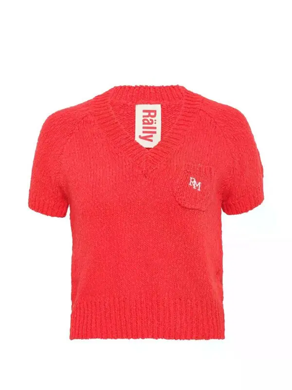 Rally Movement V-neck Knitted Sweater