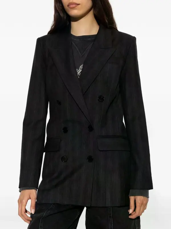 Isabel Marant Étoile Jevima Pinstripe Double-breasted Blazer