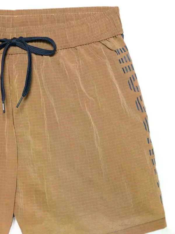 Moschino Print Drawstring Swim Shorts