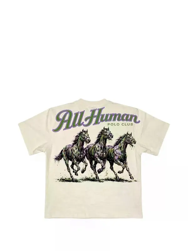 ALL HUMAN Show Stopper Distressed-effect T-shirt