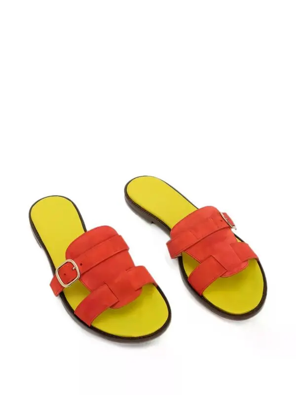 DOUCAL'S Leather Buckle-fastening Sandals
