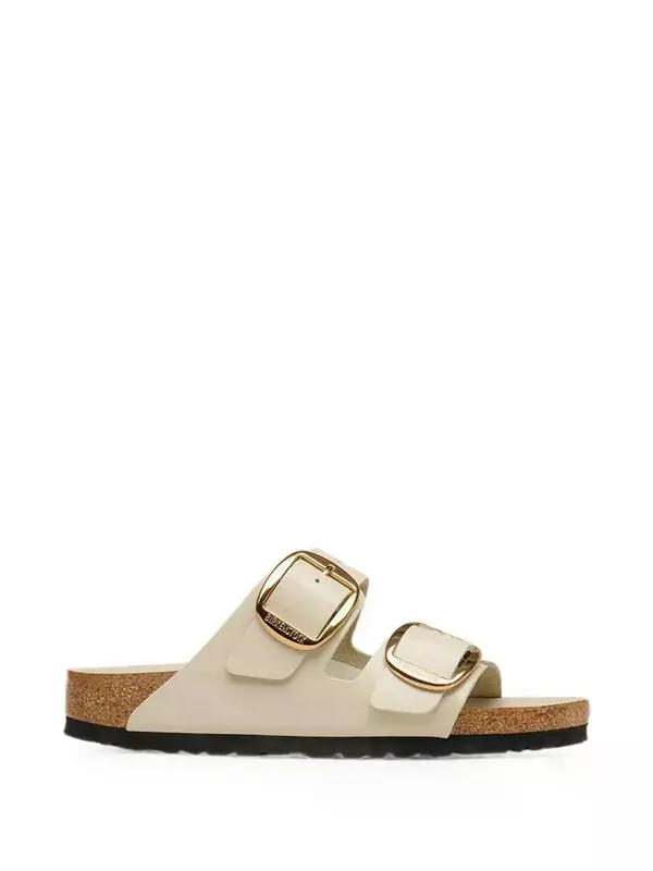 BIRKENSTOCK Arizona Big Buckle Slides - Neutrals