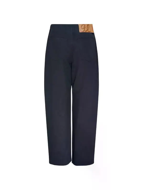 GLOWNY Curve Drawstring Trousers