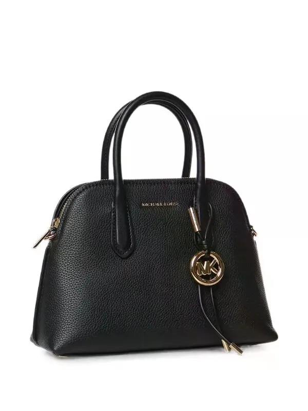 Michael Kors Medium Freddie Logo-charm Pebbled Handbag