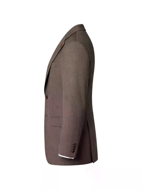 Pal Zileri Pinstripe-pattern Single-breasted Suit - Grey