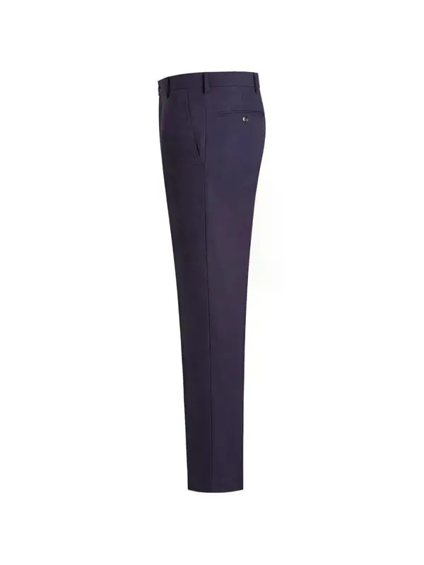 Pal Zileri Pressed-crease Straight-leg Trousers