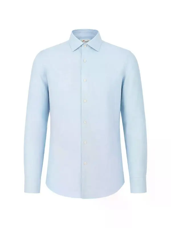 MC2 SAINT BARTH Long-sleeved Linen Shirt