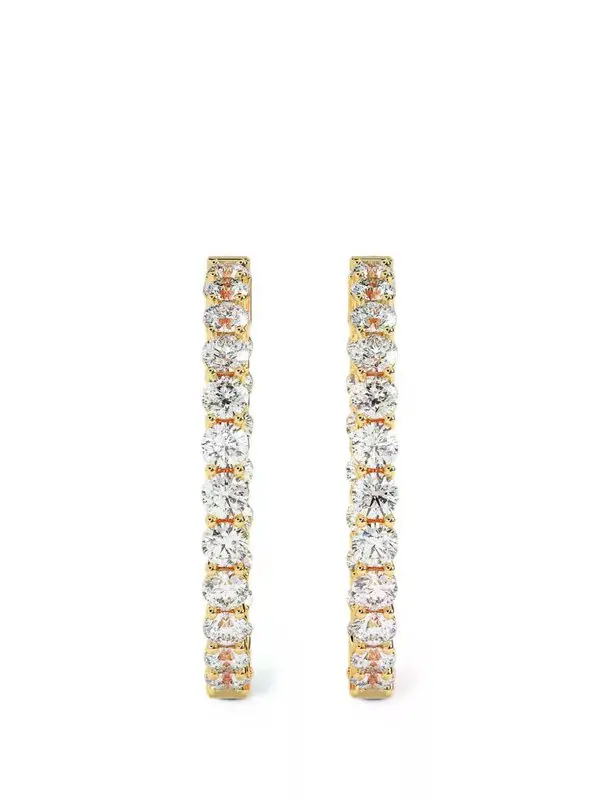 Diamond Essentials Lucida Diamonds Hoop Earrings