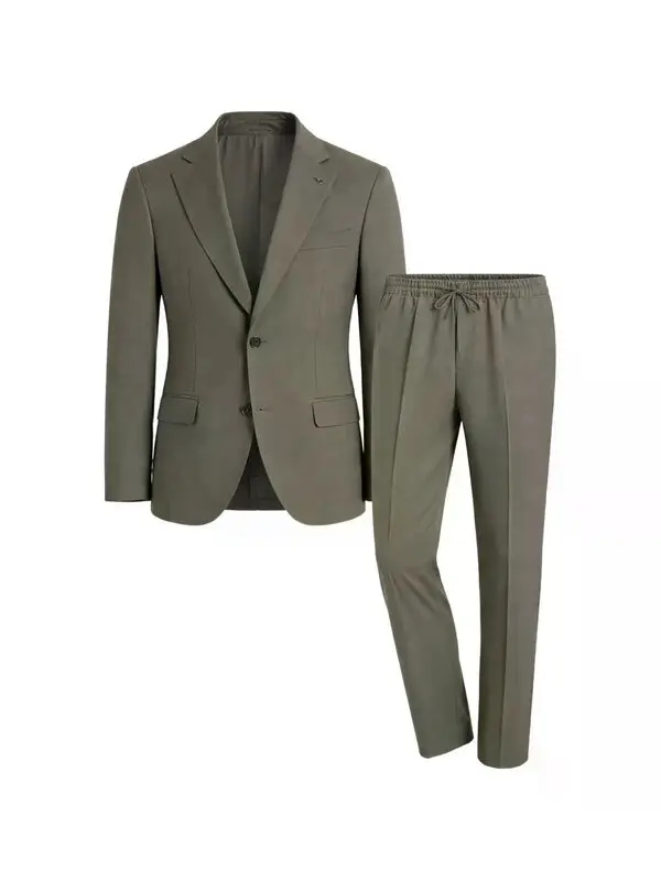 Pal Zileri Single-breasted Drawstring-waist Suit