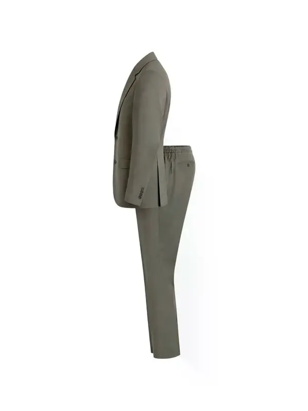 Pal Zileri Single-breasted Drawstring-waist Suit