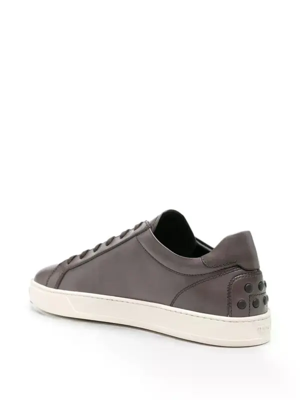 TOD'S Leather Sneakers With Lace-up Fastening
