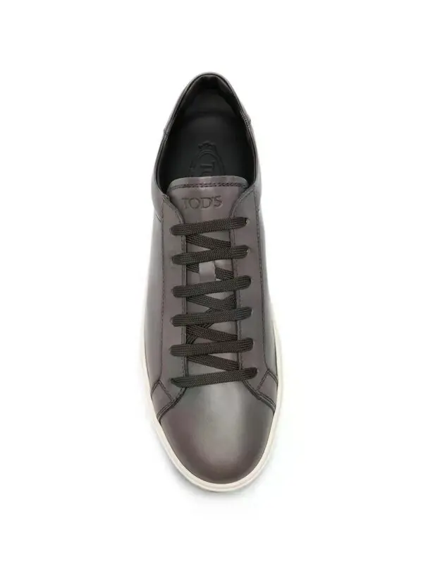 TOD'S Leather Sneakers With Lace-up Fastening