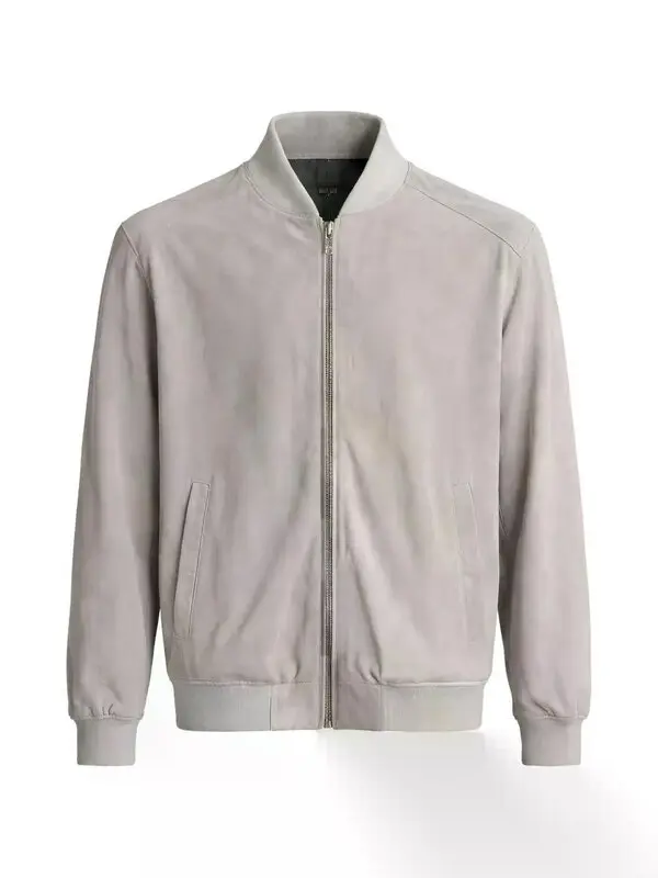 TOMBOLINI Suede Zip-up Bomber Jacket