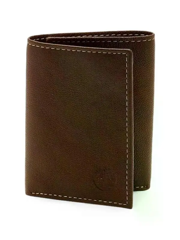 Timberland Trifold Leather Wallet - Brown