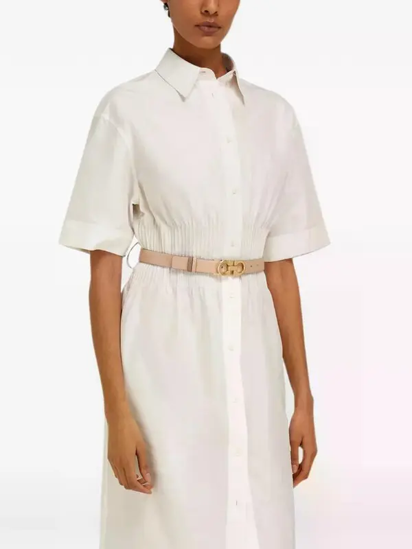 FERRAGAMO Gancini Reversible And Adjustable Belt - Neutrals