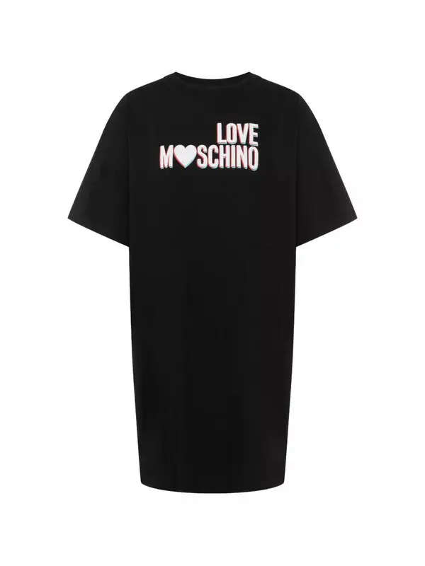 Moschino Printed Cotton Jersey Dress