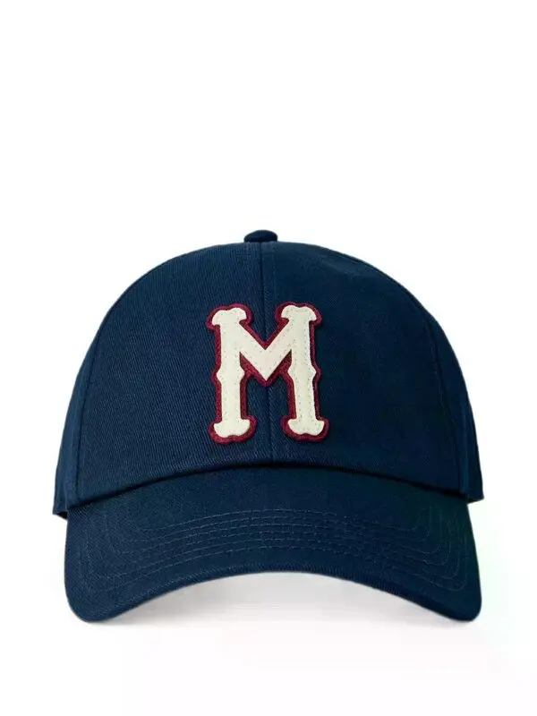 Moncler Logo Patch Baseball Cap - Blue