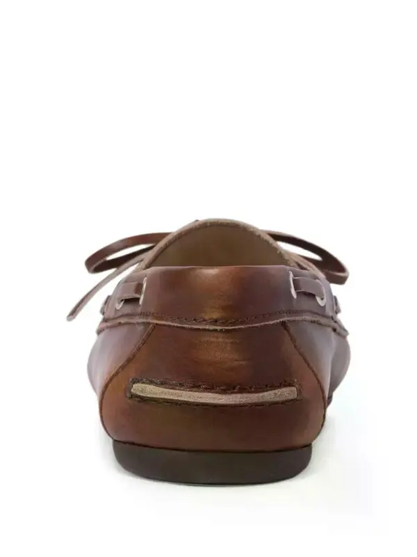 Miu Miu Leather Deck Shoes