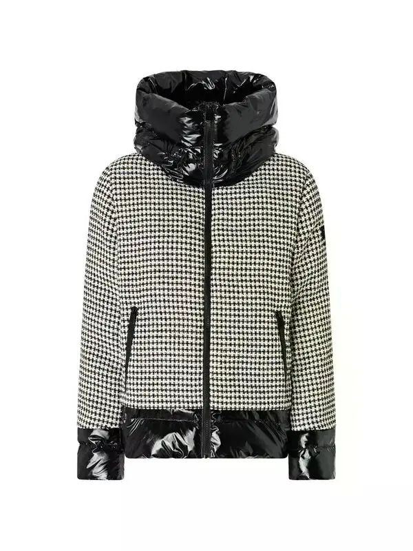 Pinko Houndstooth Padded Jacket