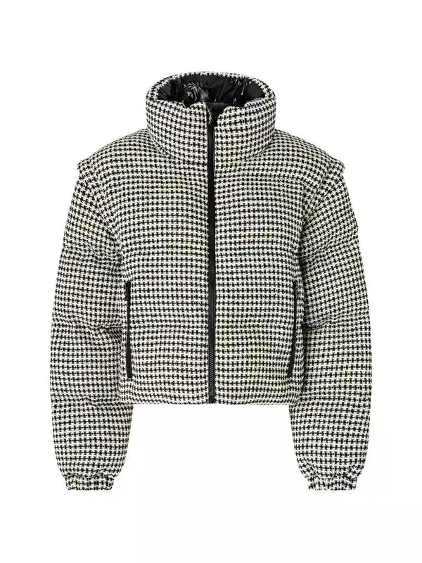 Pinko Houndstooth Padded Jacket
