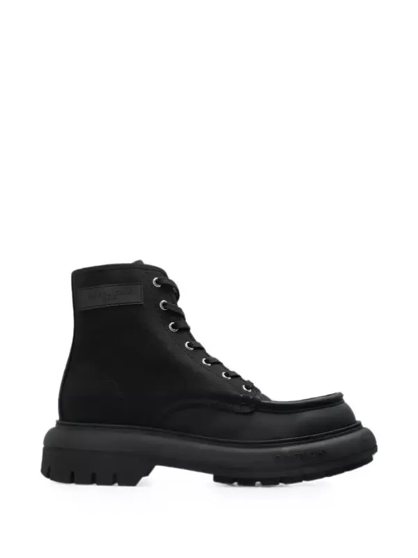 Givenchy Logo Patch Lace Up High Top Boots