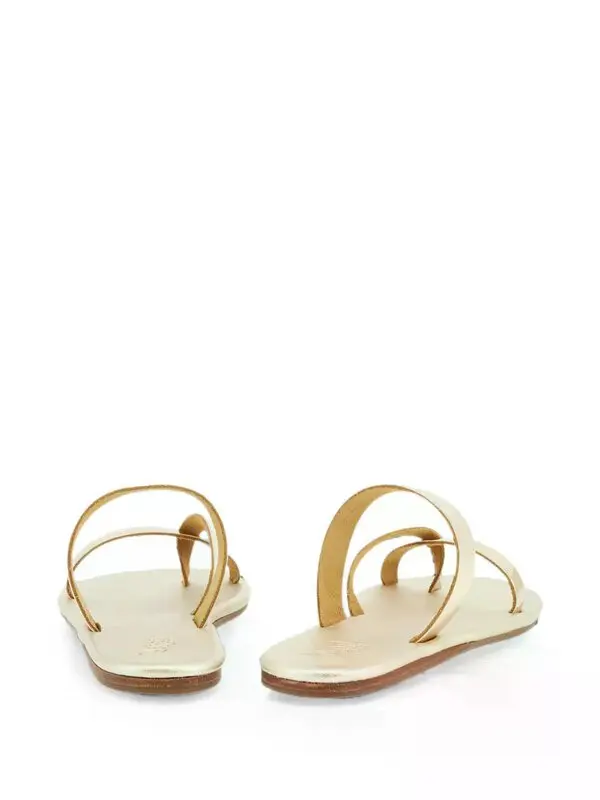 ANCIENT GREEK SANDALS Daphnae Leather Flat Sandals