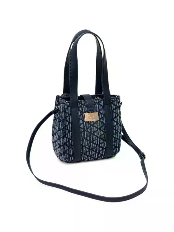 MORGAN Quilted Logo-plaque Tote Bag