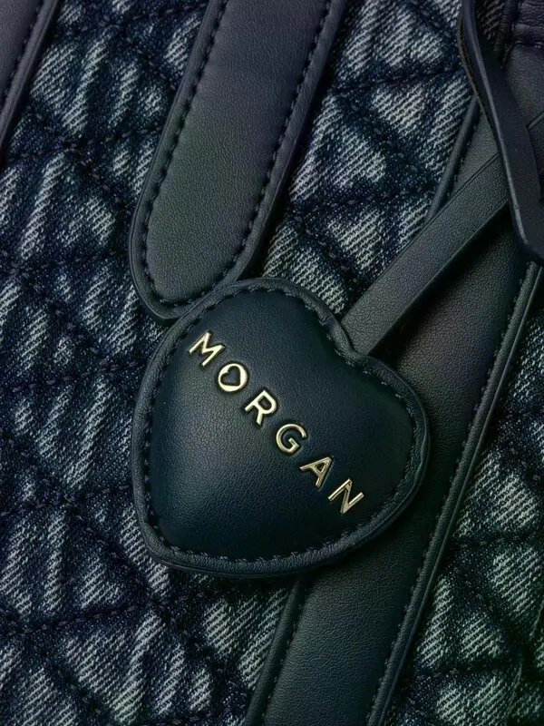 MORGAN Quilted Logo-plaque Tote Bag