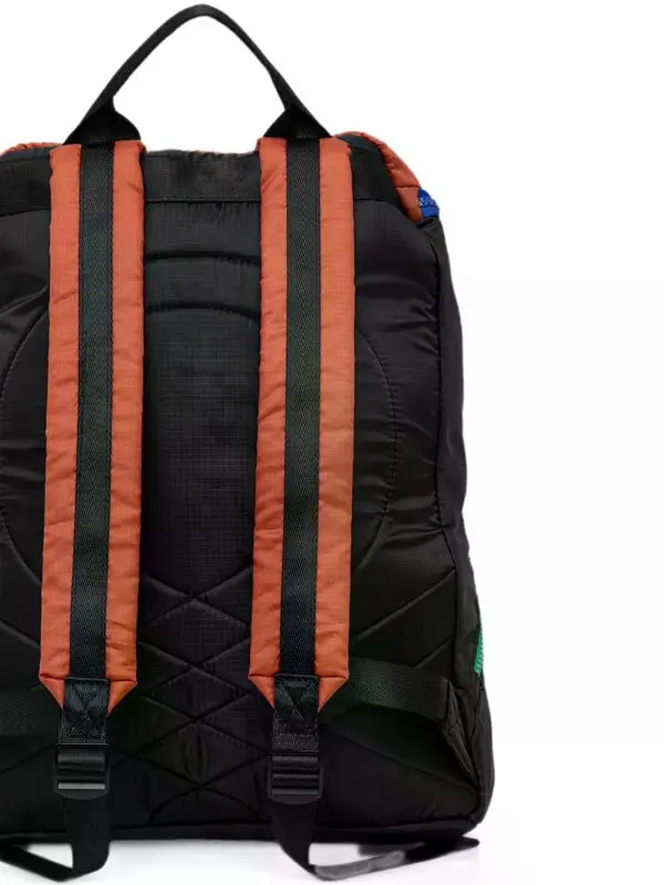 BENETTON Color-block Ripstop Backpack