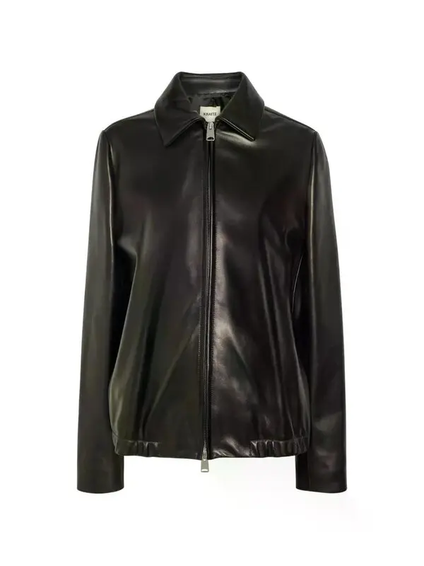 Khaite Jackson Zip-up Leather Jacket