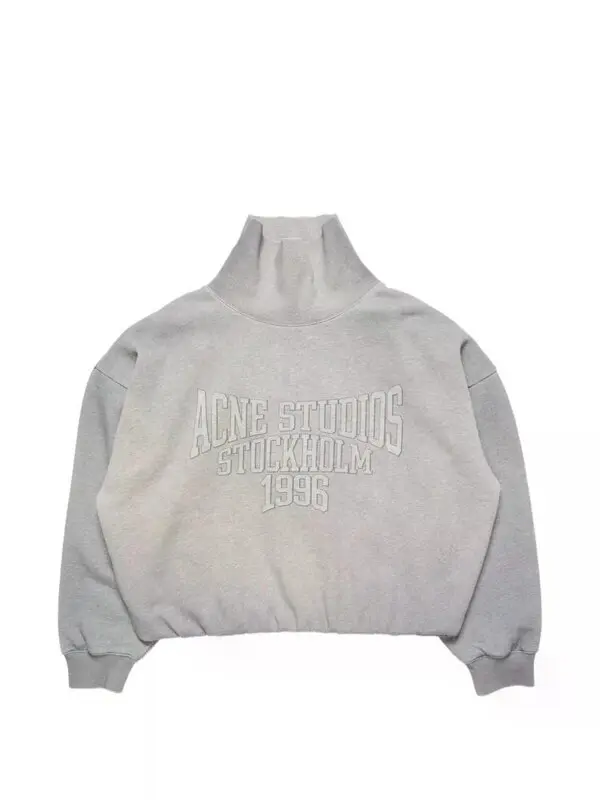 Acne Studios Fleece Sweatshirt With Logo Detail