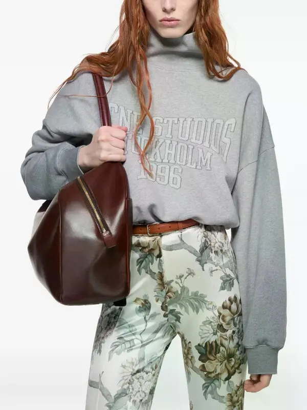 Acne Studios Fleece Sweatshirt With Logo Detail