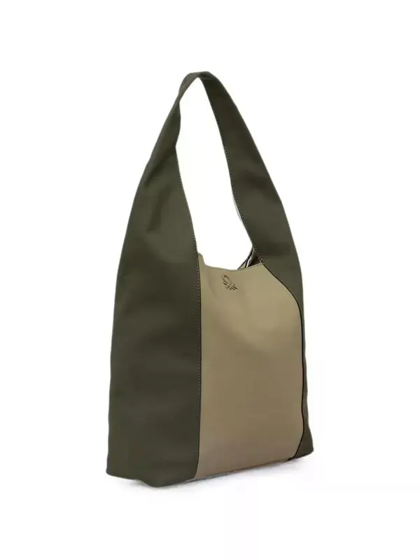 BENETTON Logo-embroidered Reversible Tote Bag