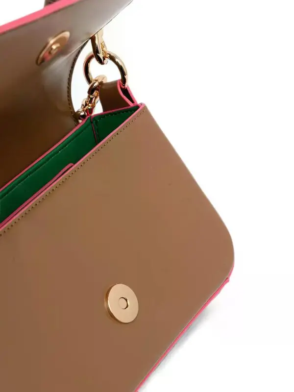 BENETTON Mini Bag With Knotted Handle - Brown