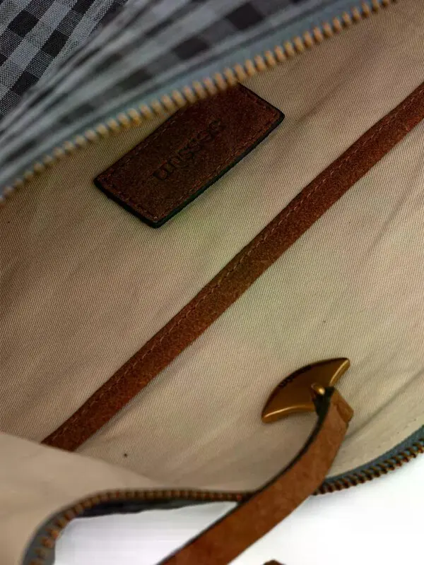SESSUN Mini Lango Gingham-check Shoulder Bag