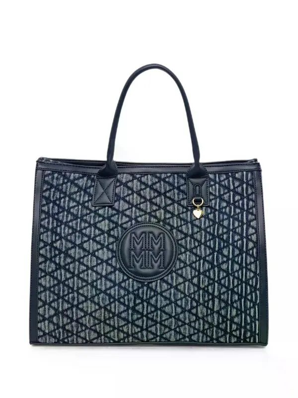 MORGAN Quilted Logo Patch Tote Bag