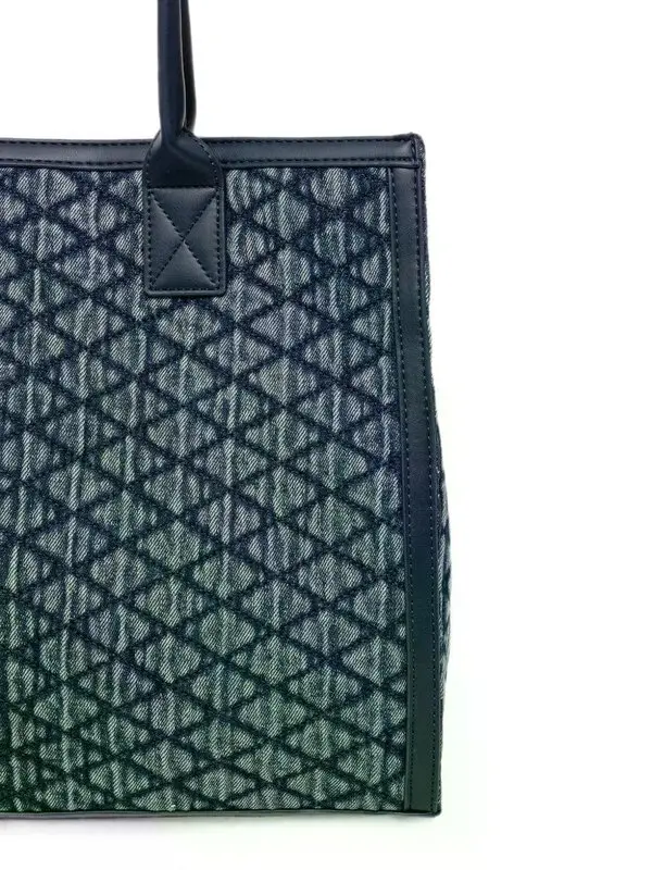 MORGAN Quilted Logo Patch Tote Bag