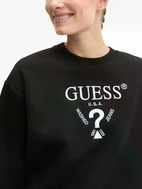 Guess Embroidered Crewneck Sweatshirt