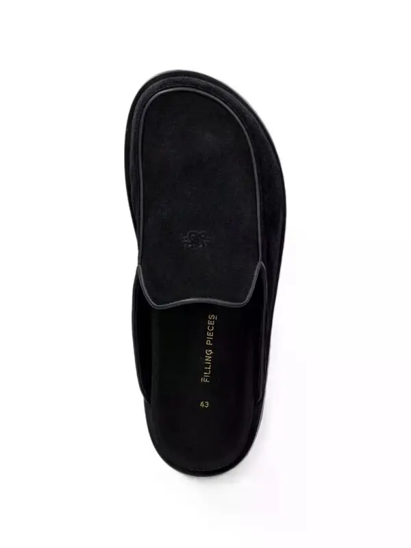 Filling Pieces Suede Slip-on Mules