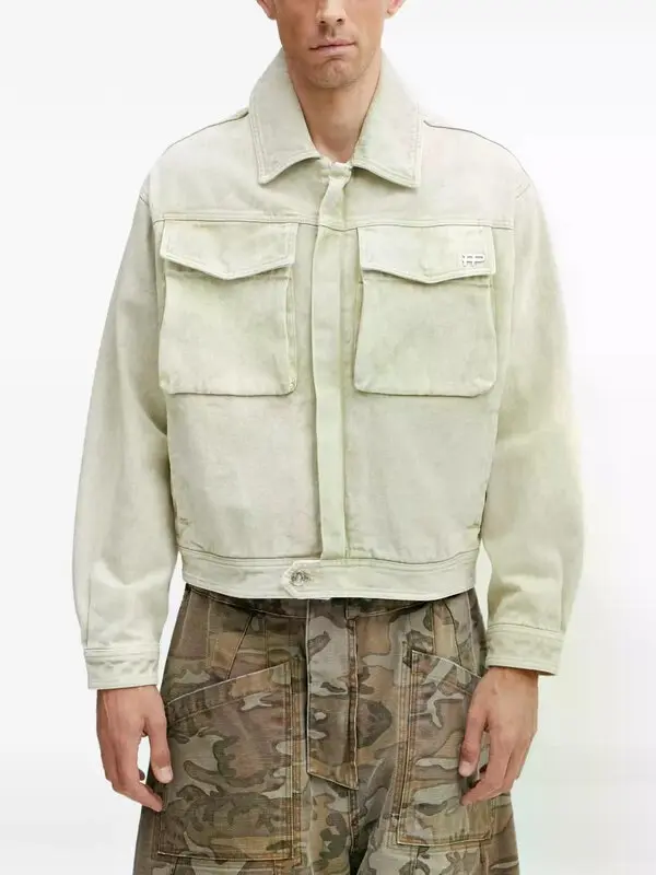 Filling Pieces Logo-plaque Flap-pocket Jacket