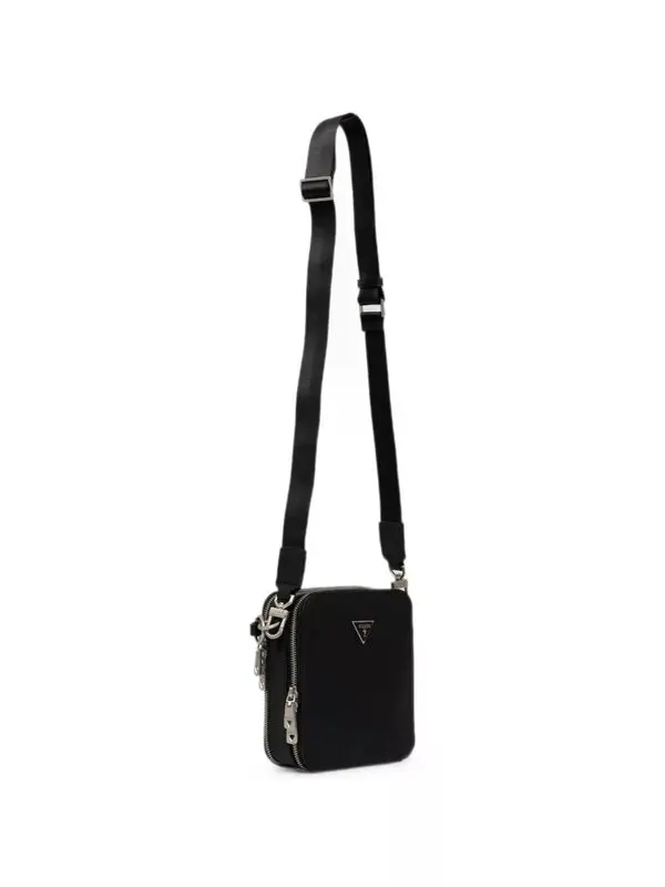Guess Torino Saffiano Effect Logo Plaque Belt Bag