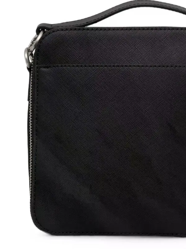 Guess Torino Saffiano Effect Logo Plaque Belt Bag